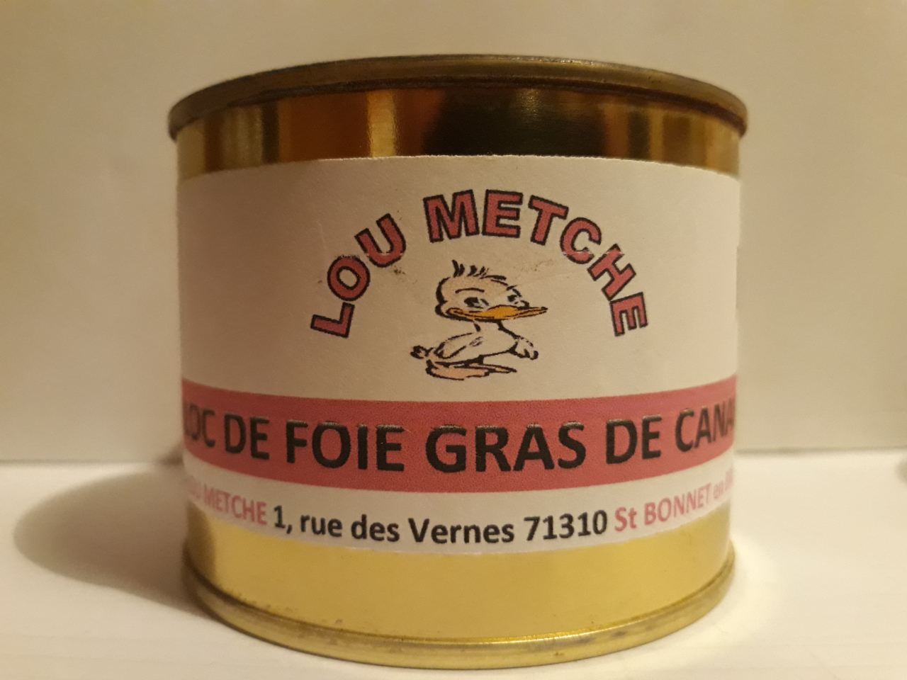 Bloc de foie gras de canard 160g - 160 g - Lou Metche Scea - Locavor.fr