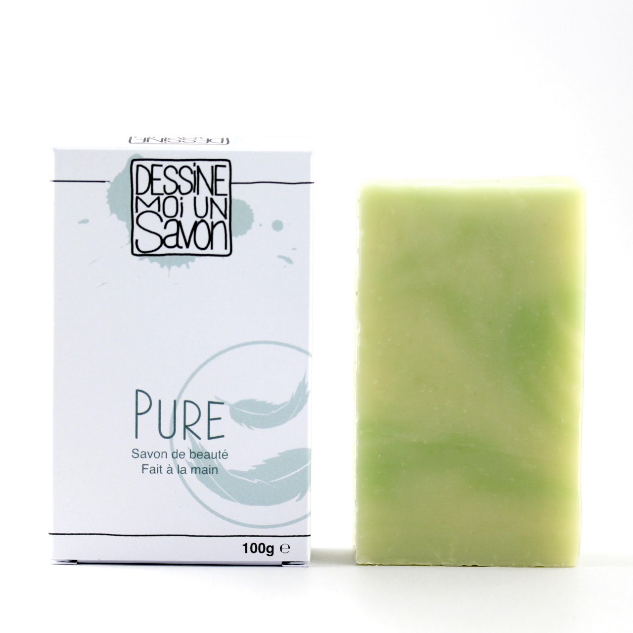 2 Savons Pure - Surgras 7% - 2 u - Dessine moi un savon - Locavor.fr