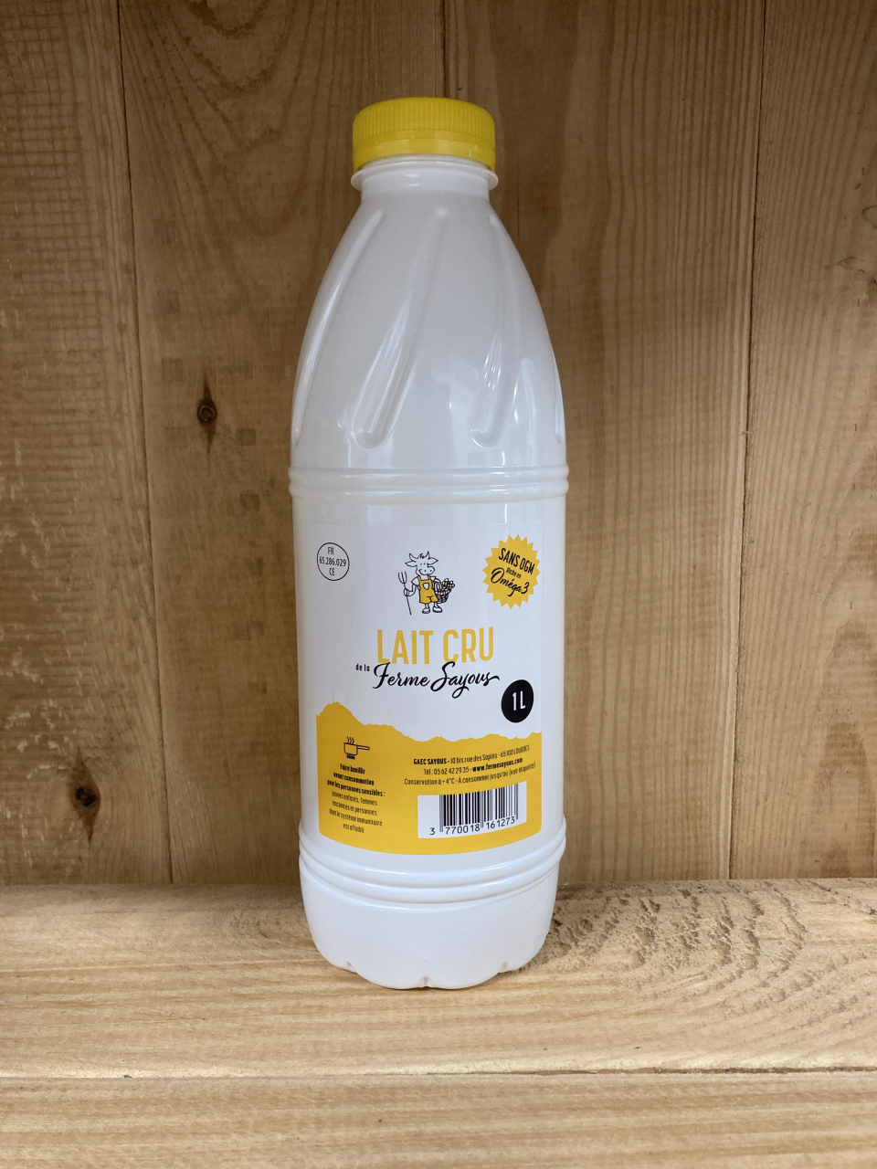 Lait cru - 1 L - Ferme Sayous - Locavor.fr
