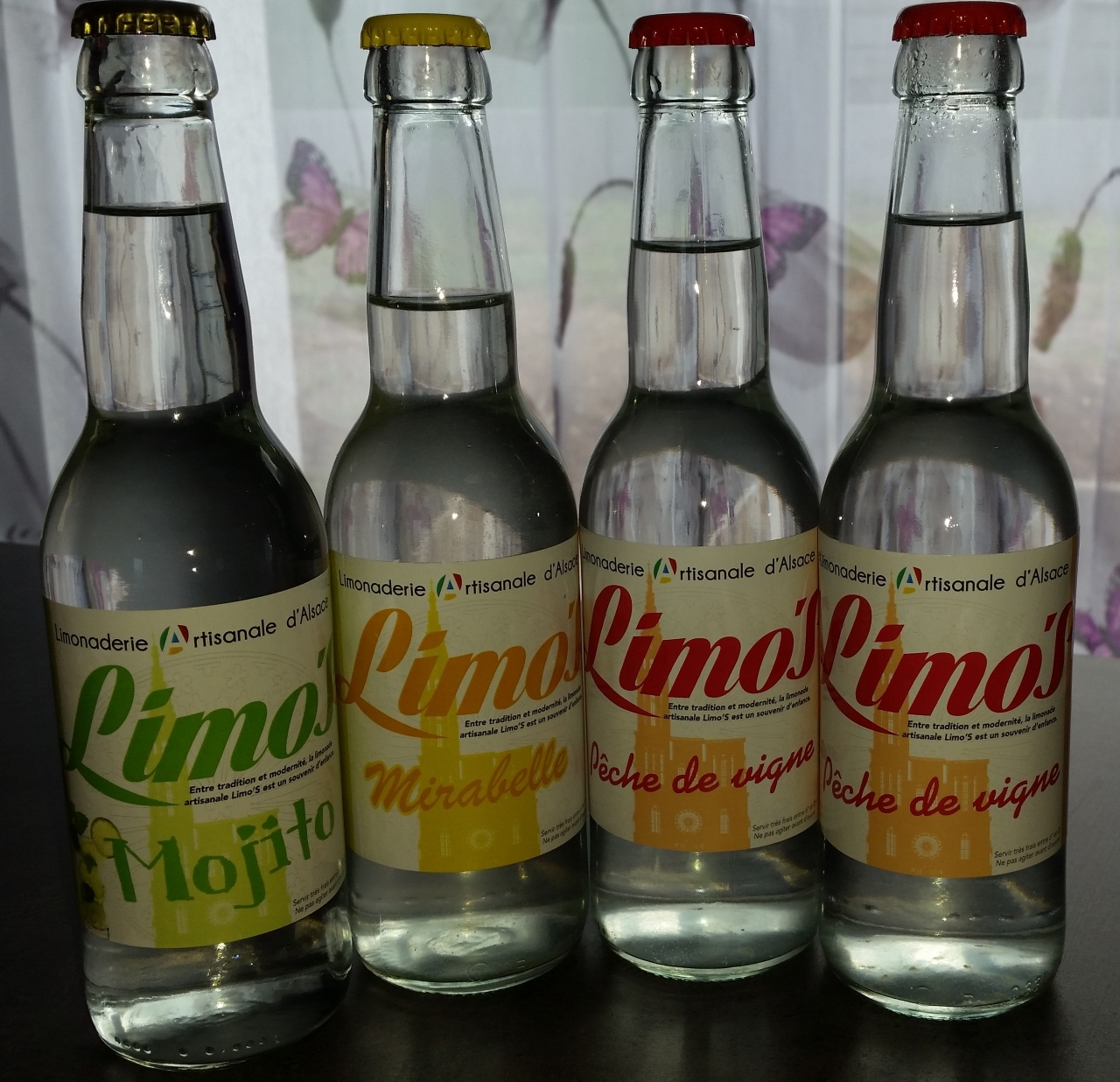 Lot de 4 limo's (cerise, coing, abricot/romarin, fraise)) - 1 u - Limo ...