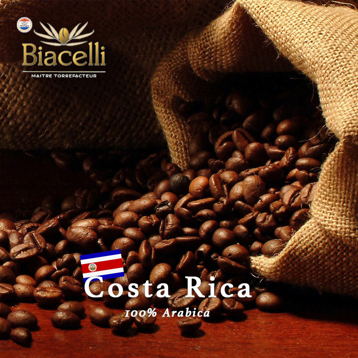 Café costa rica - 250gr - moulu - 250 g - Cafés Biacelli - Locavor.fr
