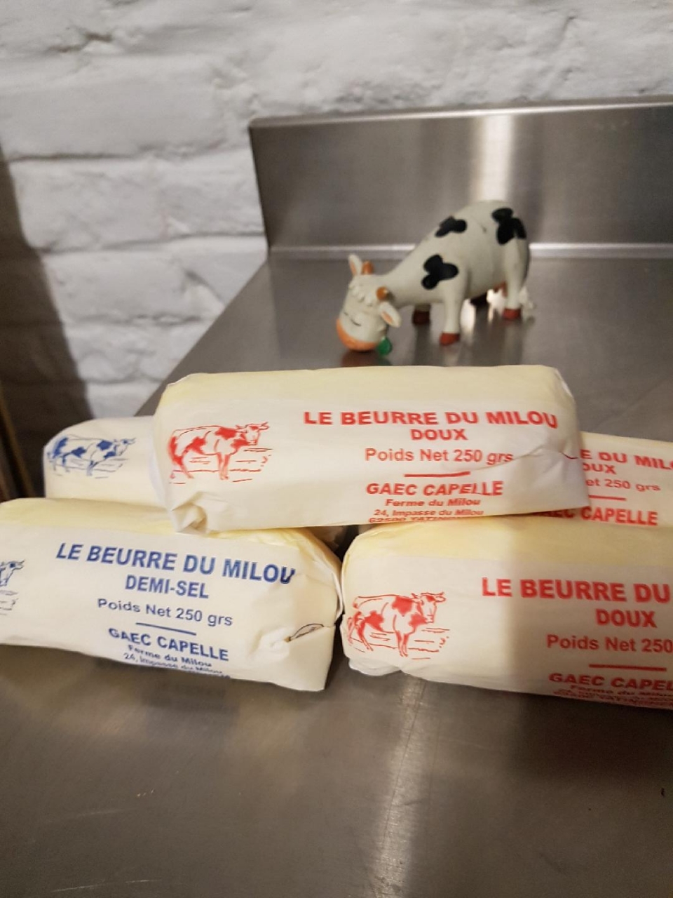 Beurre cru doux - 250 g - Gaec Capelle - Locavor.fr