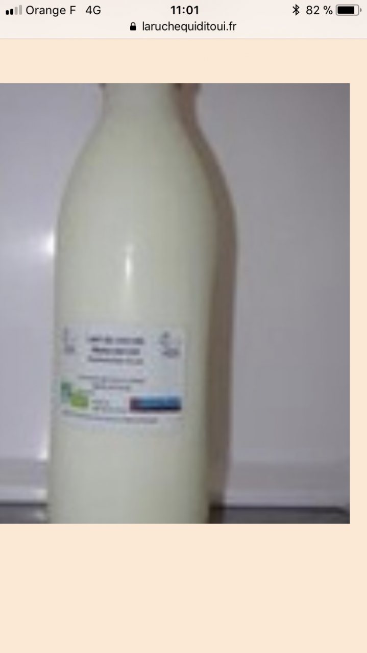 Lait de chèvre 1l - 1 L - La Ferme De Puech Cabrier - Locavor.fr