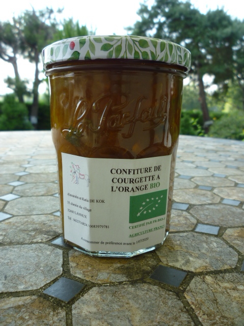 Confiture de courgette à l'orange - 385 g - Alexandre De Kok ...