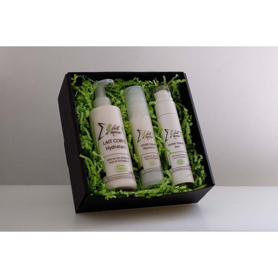 Coffret prestique 3 en 1 "ô lait d' - 1 u - ô Lait D'ânesse - Locavor.fr