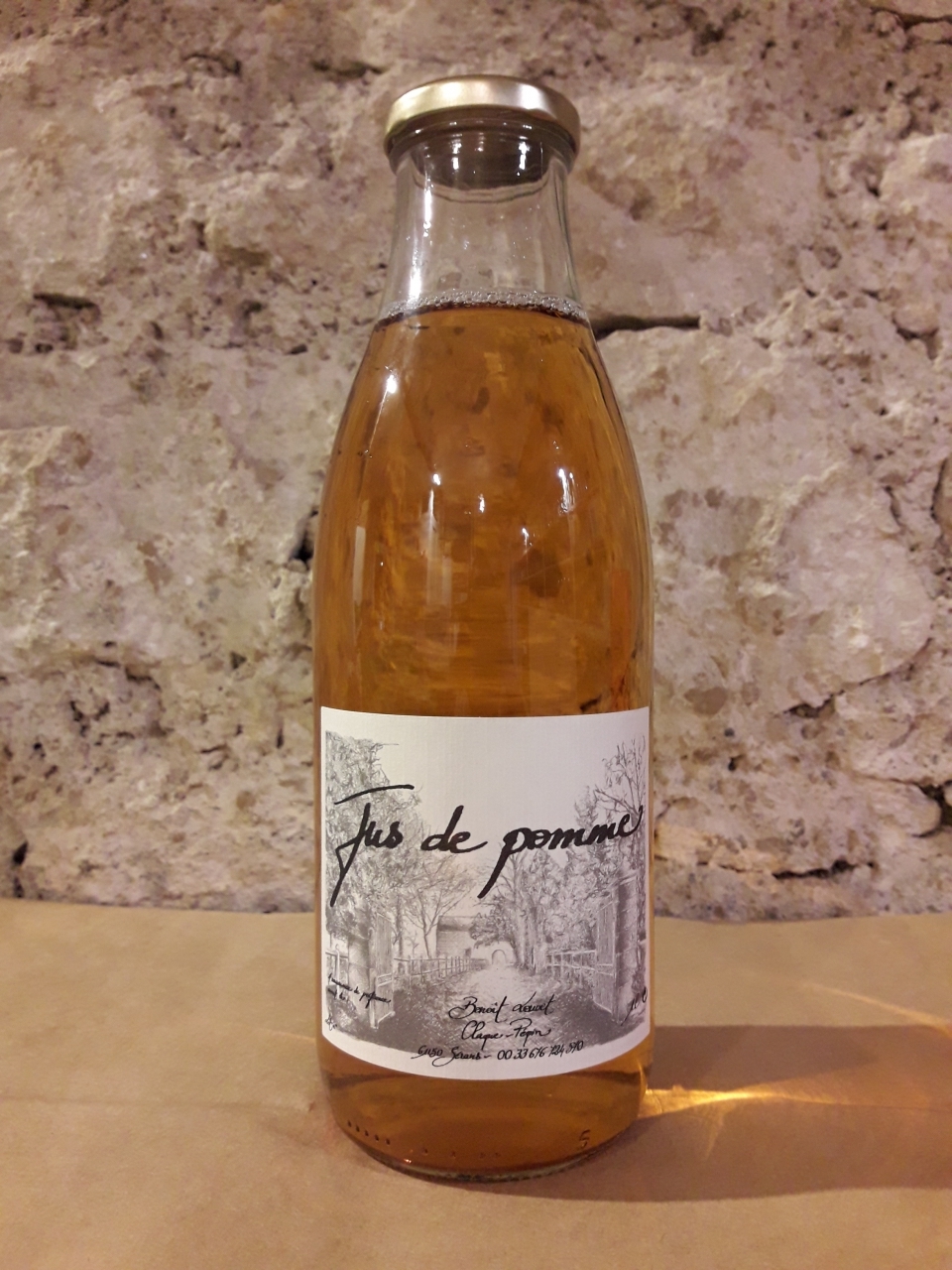 Jus de pomme - 1 u - Claque Pepin - Locavor.fr
