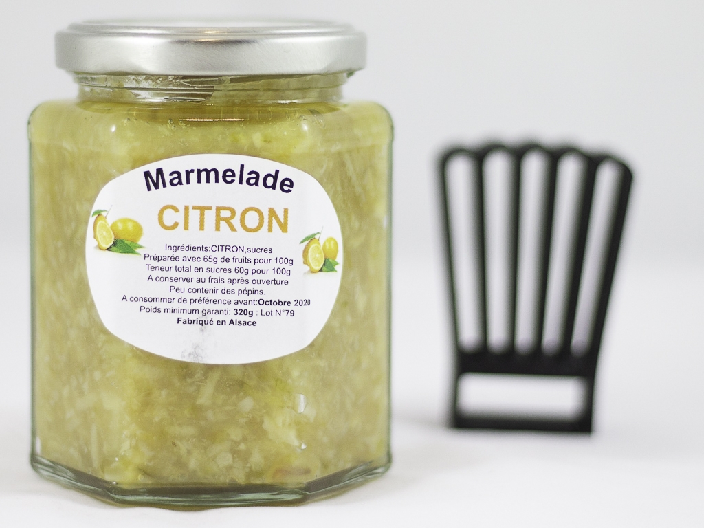 Citron - 320 g - Les Delices De Josephine - Locavor.fr