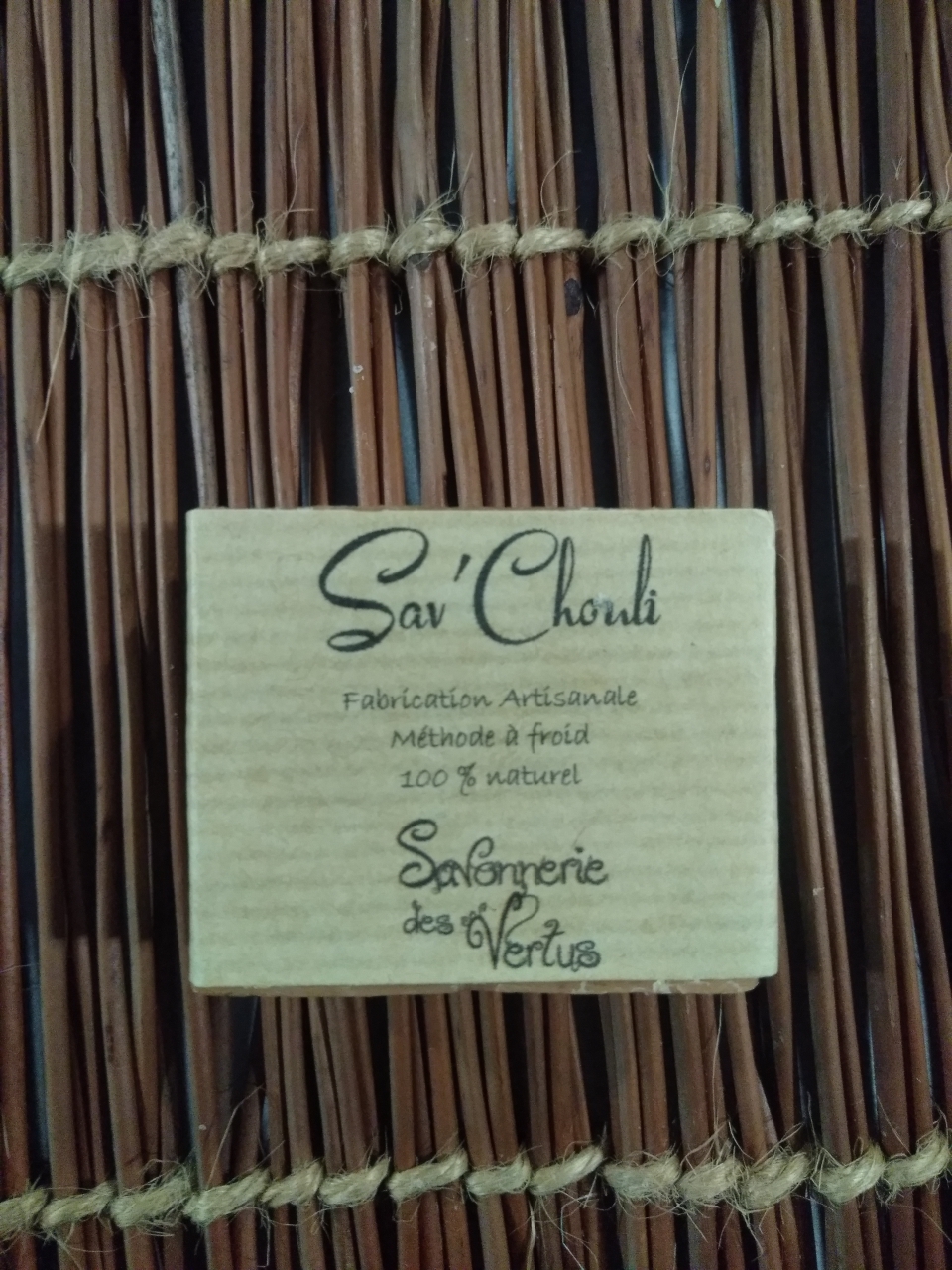 Sav'chouli - 20 g - Savonnerie Des Vertus - Locavor.fr