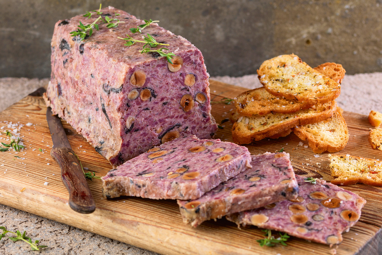 Pâté de canard 180gr aux noisettes en conserve- - 1 u - La Ferme Du Val ...