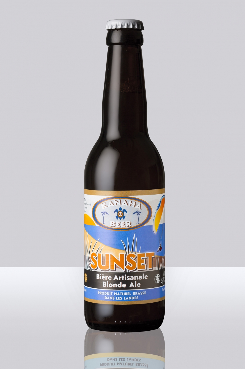 Sunset ale - 2 formats - Kanaha Beer - Locavor.fr