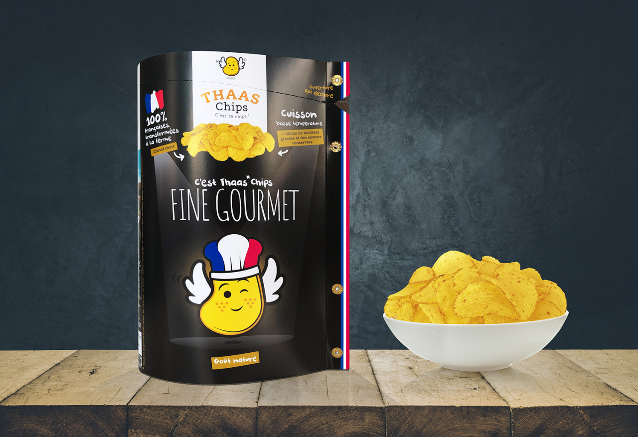Thaas chips fine gourmet - 120 g - Sarl Thaas Chips - Locavor.fr