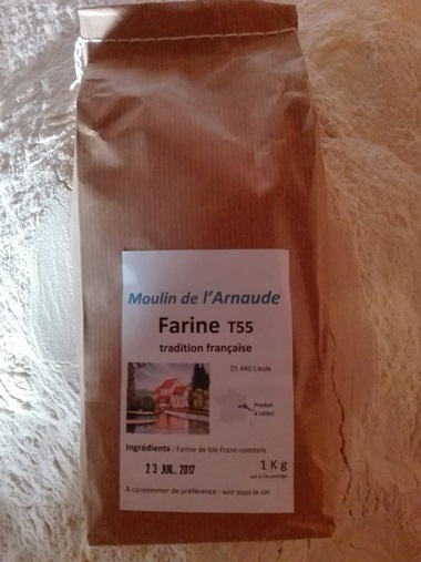 Farine t55 en sac de 5 kg - 5 kg - Moulin De L'arnaude - Locavor.fr