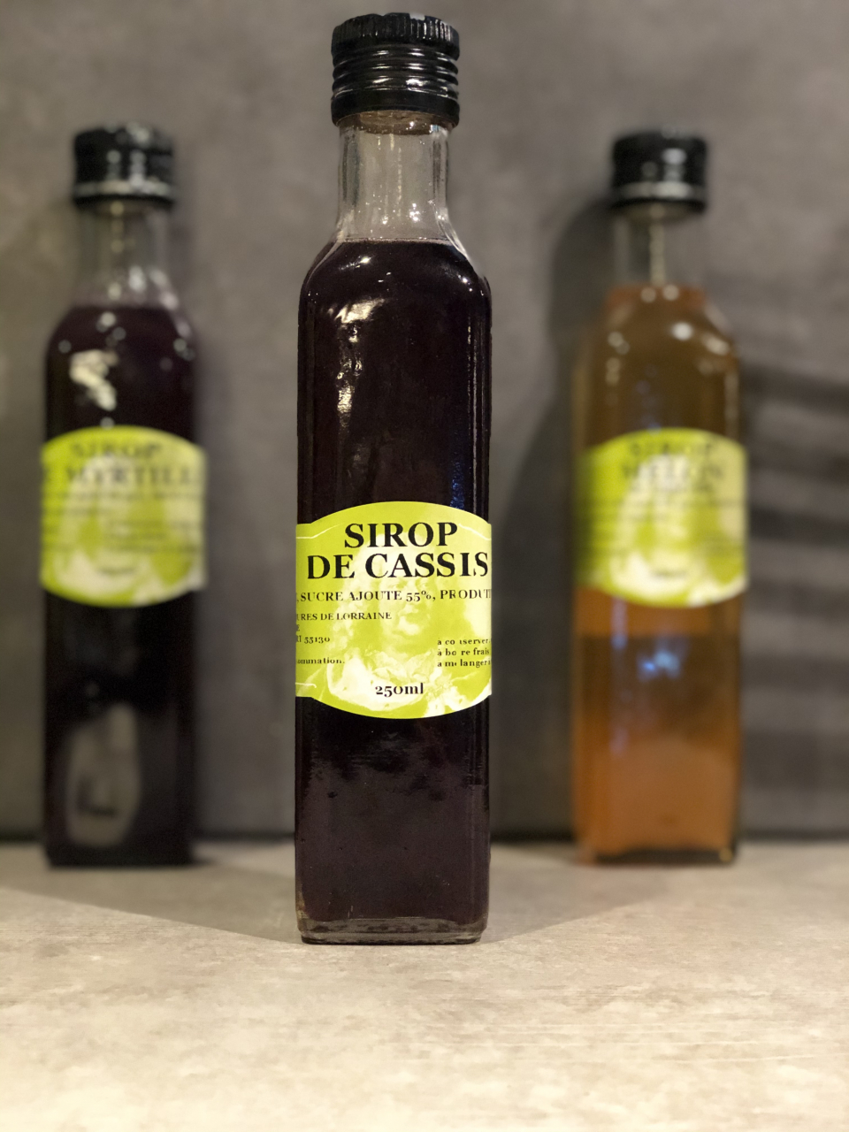 Sirop de cassis - 250 ml - Confitures De Lorraine - Locavor.fr