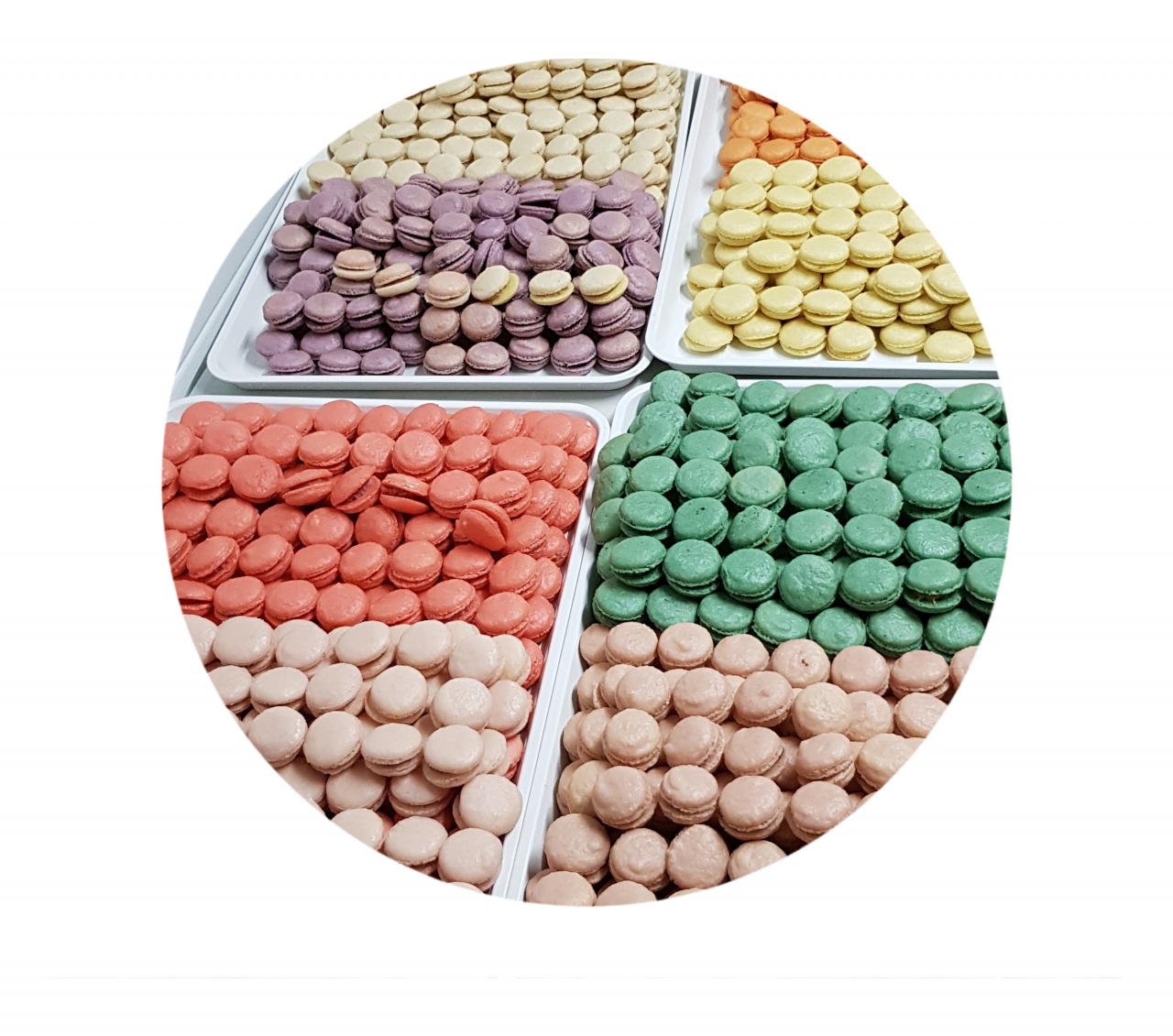 Macarons salés bleu a la pièce - 1 u - Macarons De Stéphane - Locavor.fr