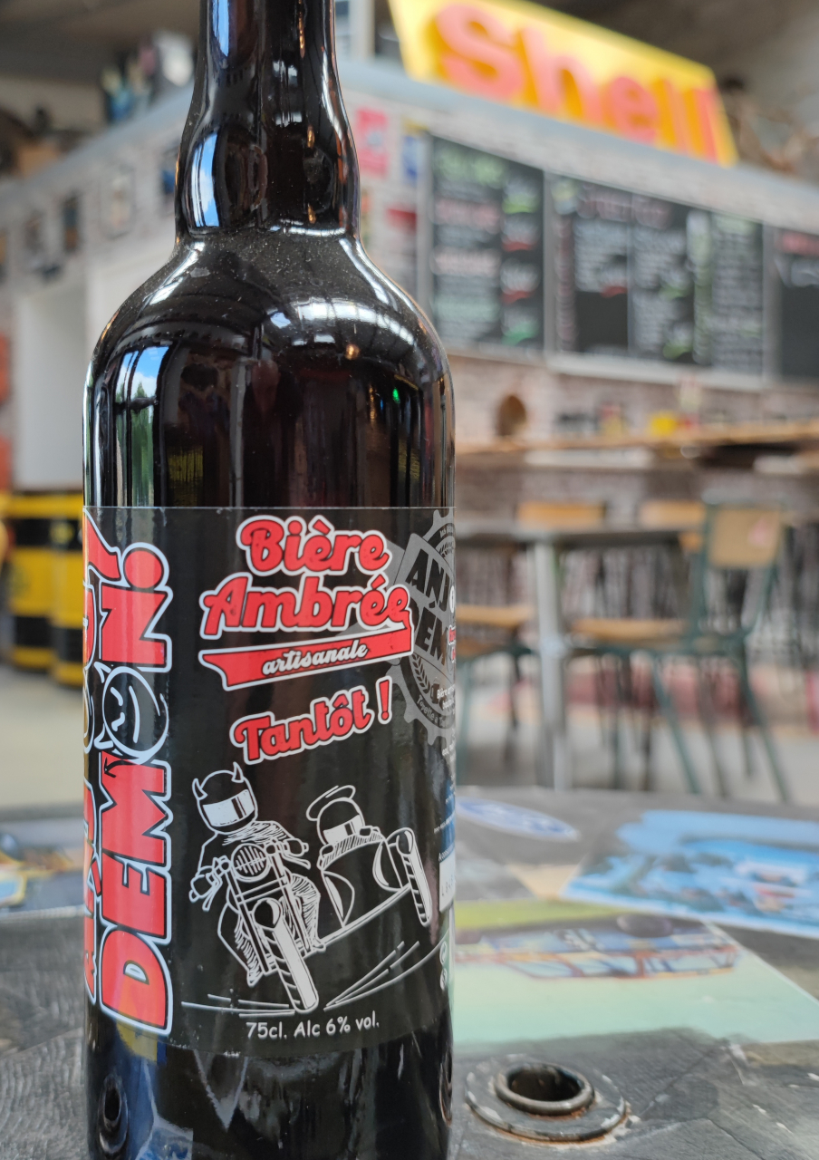 Bière ambrée "tantôt" 75cl - 75 cl - Brasserie Anj'ou Démon - Locavor.fr