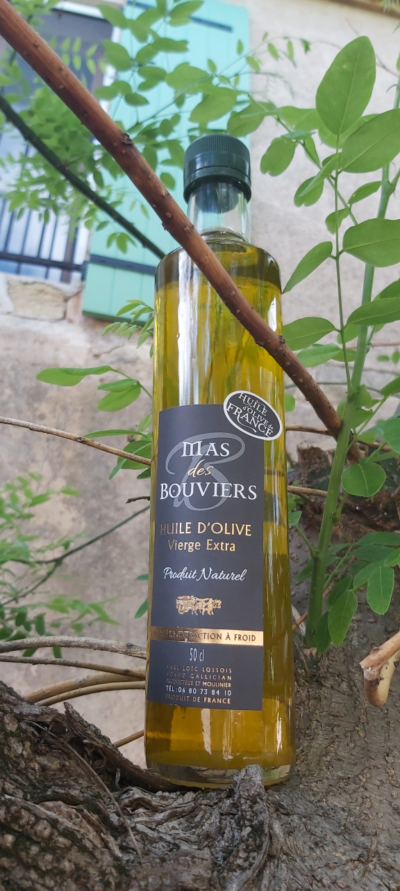 Huile olive v.ext fruité vert 50 cl - 0.5 L - Moulin A Huile Des ...