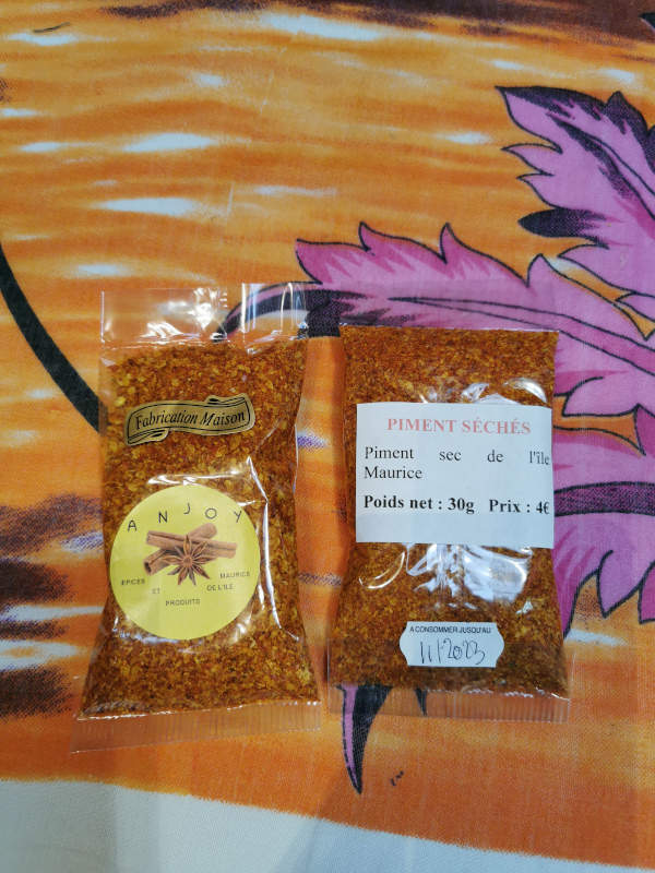 Piments cari séchés - 30 g - Anjoy - Locavor.fr