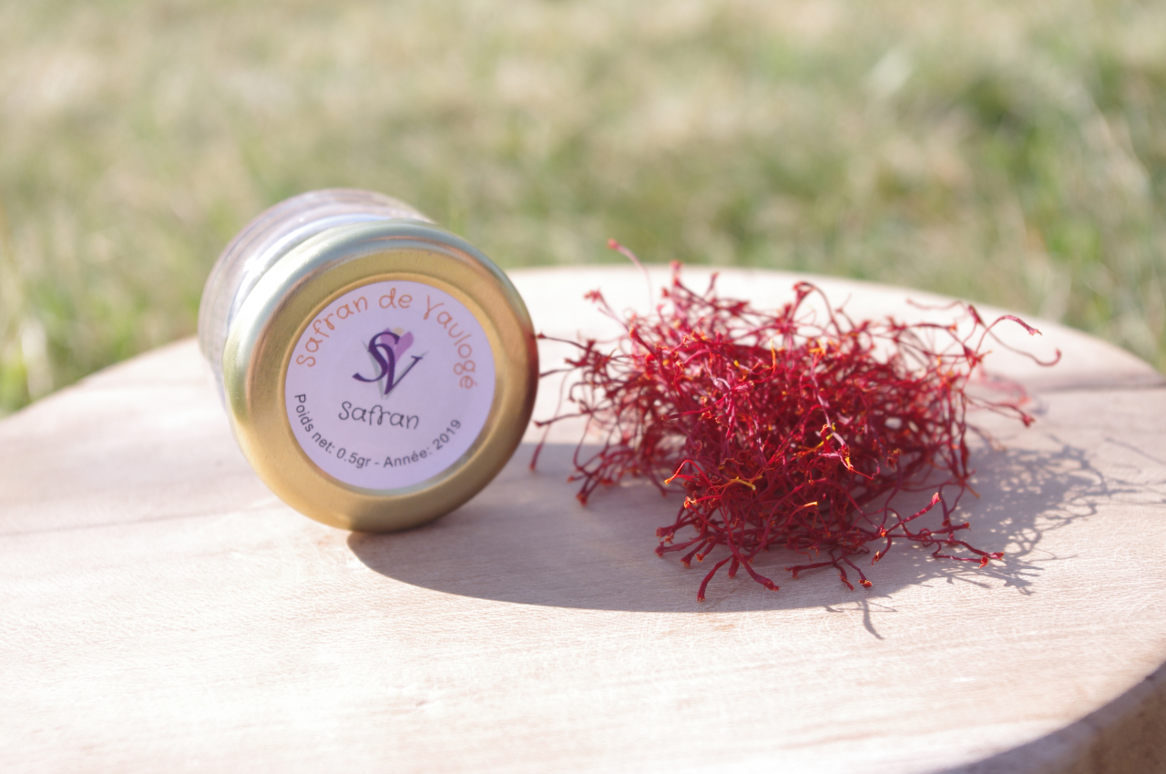 Safran pur en filaments 0.1 gramme - 1 u - Safran De Vaulogé - Locavor.fr