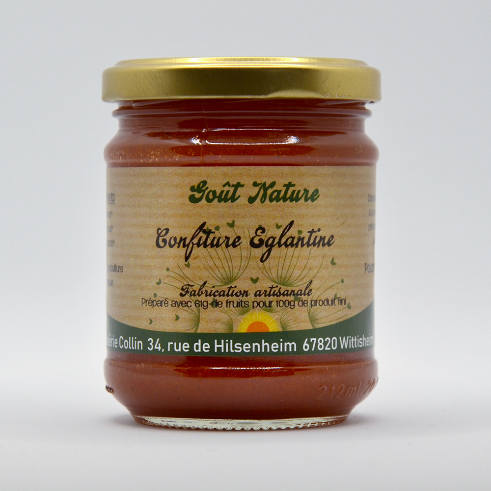 Confiture eglantine - 210 g - Goût Nature - Locavor.fr