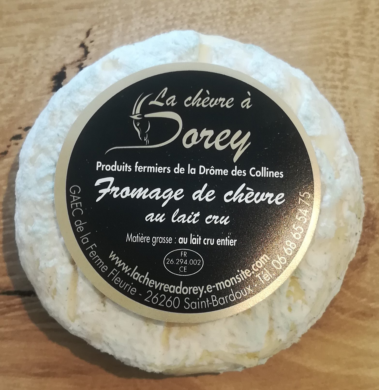 Fromage de chèvre affiné bleu - 70 g - La Chèvre à Dorey - Locavor.fr