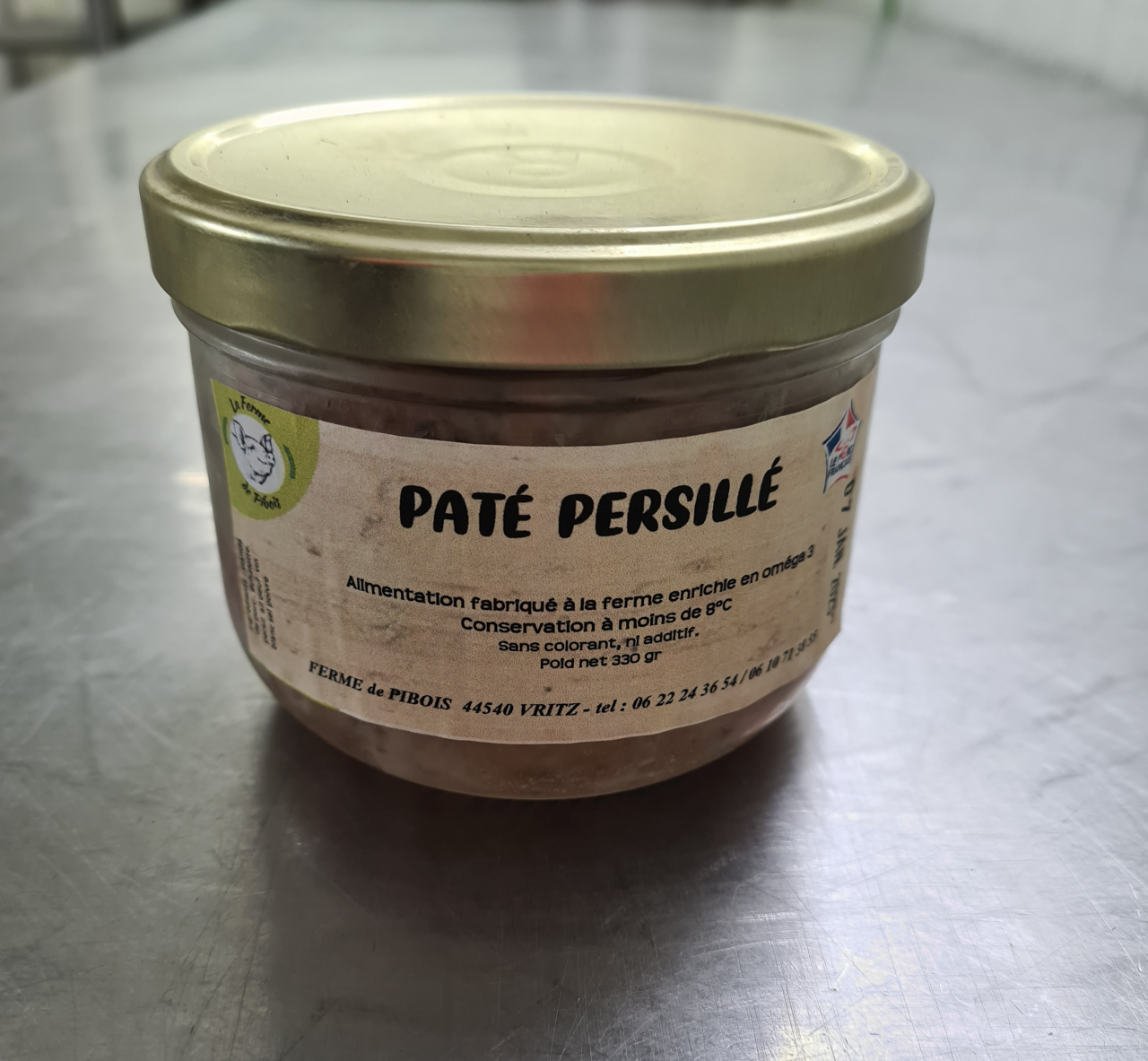 Verrine de pâté persillé - 1 u - La Ferme De Pibois - Locavor.fr