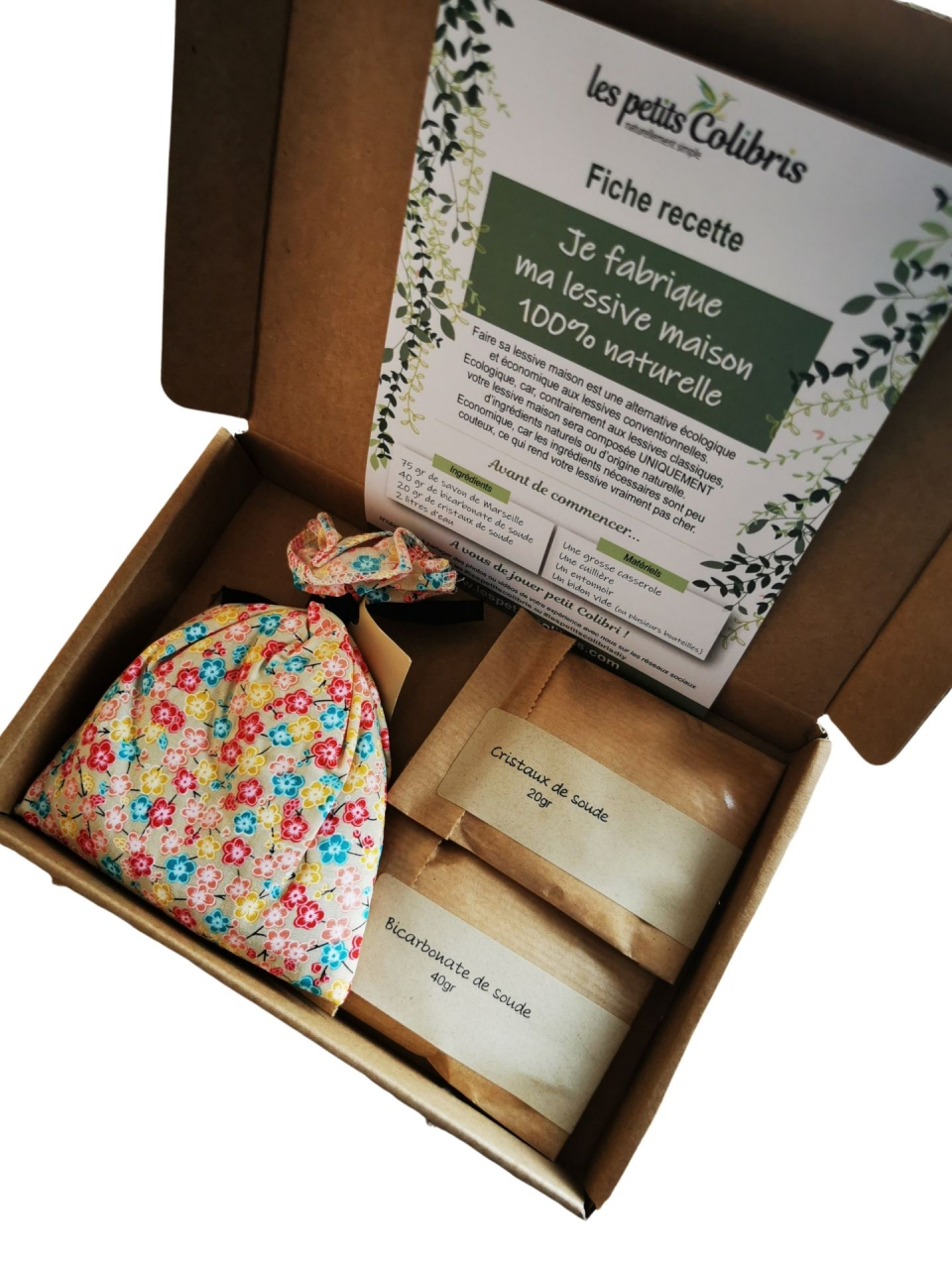 Kit diy "lessive naturelle" - 1 u - Le Shop Zéro Déchet - Locavor.fr