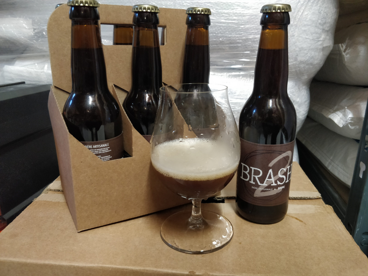 Brash 2 brune - 33 cl - Microbrasserie Epineaux - Locavor.fr