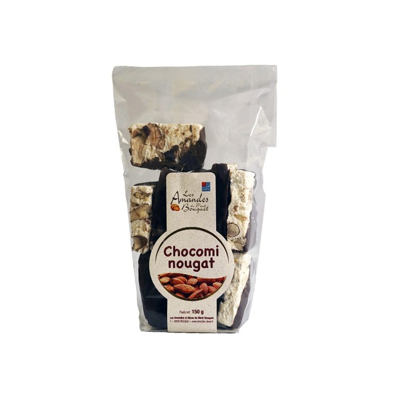 Chocomi-nougat - 150 g - Amandes Et Olives Du Mont Bouquet - Locavor.fr