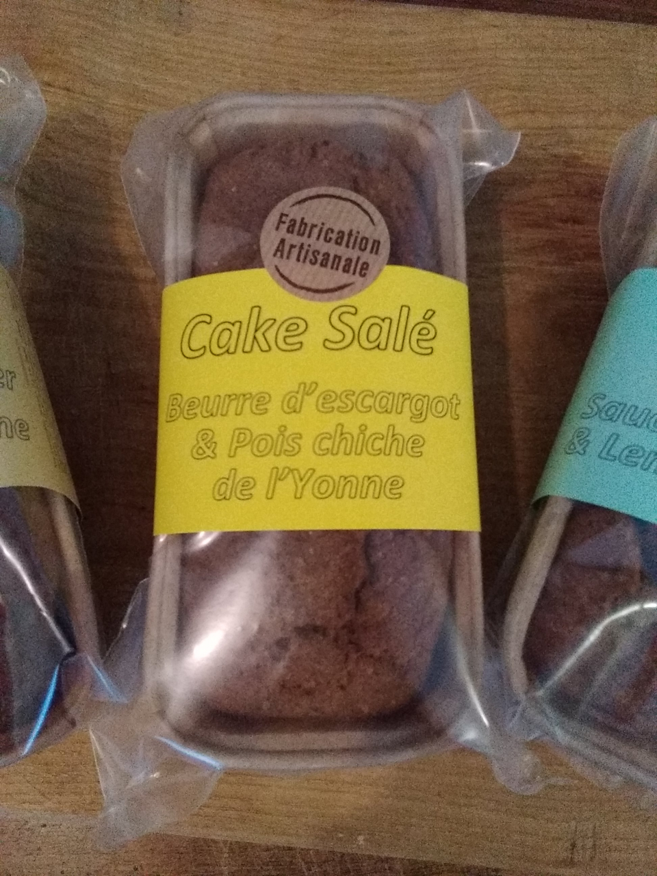 Cake salé au beurre d'escargot - 350 g - Le Gâteau Collectif - Locavor.fr