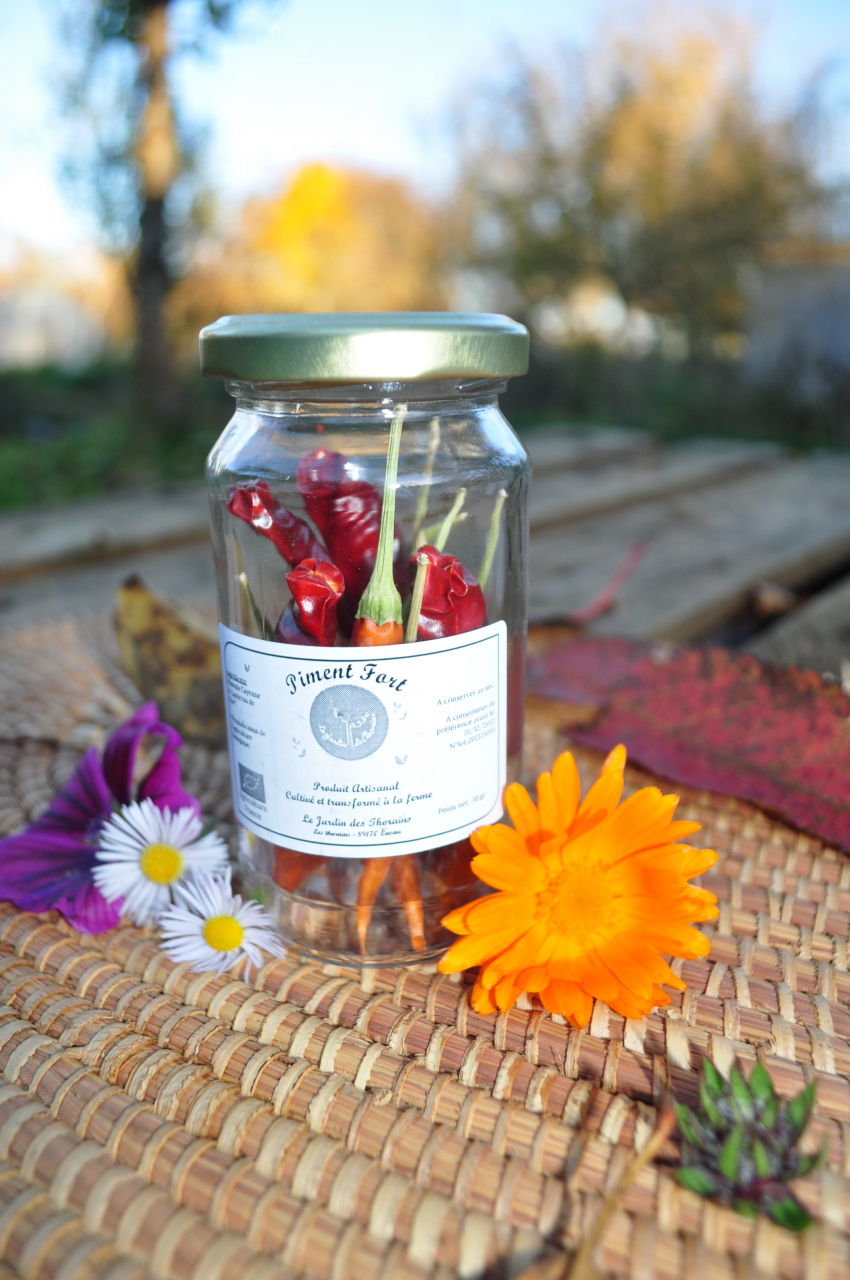 Piments oiseaux secs - 10 g - Les Jardins Des Thorains - Locavor.fr