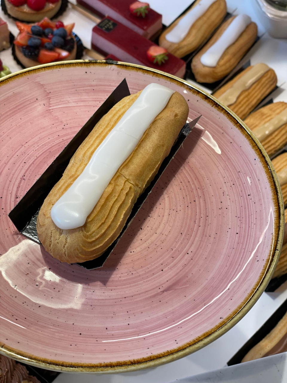 Eclair vanille - sans lait - 1 u - Boulangerie L'eden Libre De Gluten ...