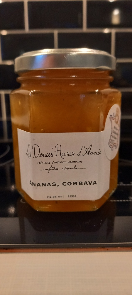 Confiture ananas combava - 220 g - Les Douces'heures D'annie - Locavor.fr