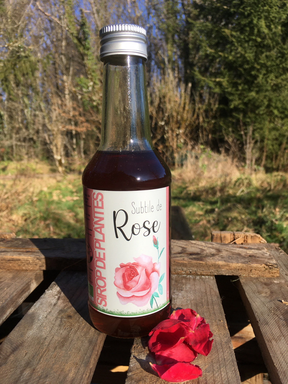 Sirop de rose - 1 u - La Ferme Du Bel'haut - Locavor.fr