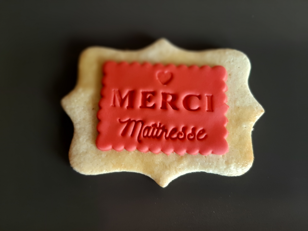 Cookie "merci maîtresse" - 1 u - Recette De Famille - Locavor.fr