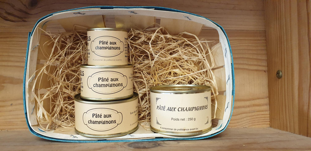 Pâté aux champignons - 4 formats - Maison Neels - Locavor.fr