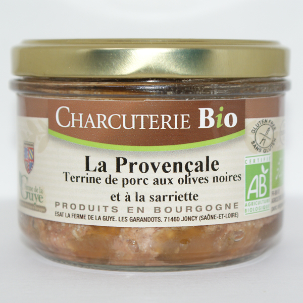 Terrine provençale sarriette / olive bio - 200 g - Ferme De La Guye ...
