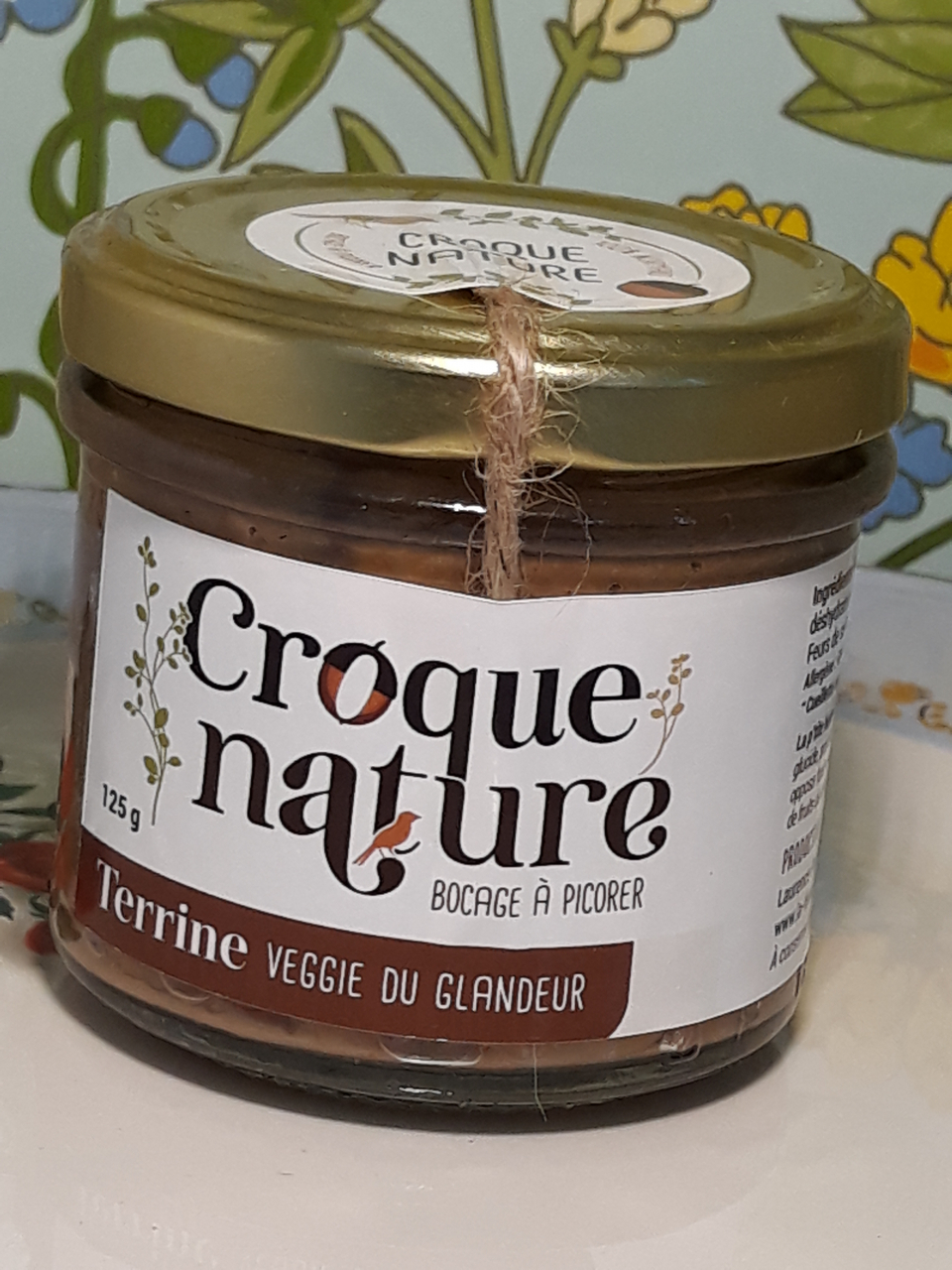 Terrine du glandeur - 125 g - Croque Nature - Locavor.fr