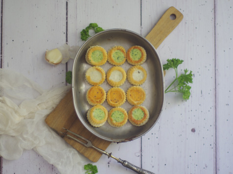 60 mini bouchees garnies au trois beurre - 60 u - Earl Limero L ...