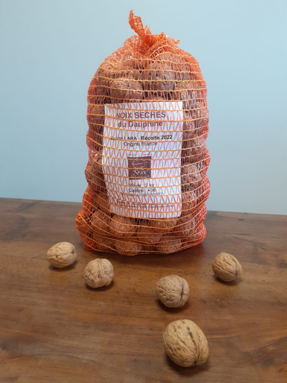 Filet 2kg-variété lara - cal. +36 - 2 kg - Noix & Cie - Terres Des ...