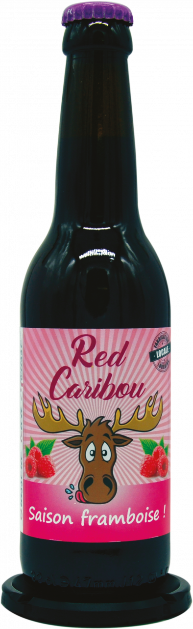 Bière raspberry (la red caribou !) - 33 cl - Brasserie Rich'mousse ...