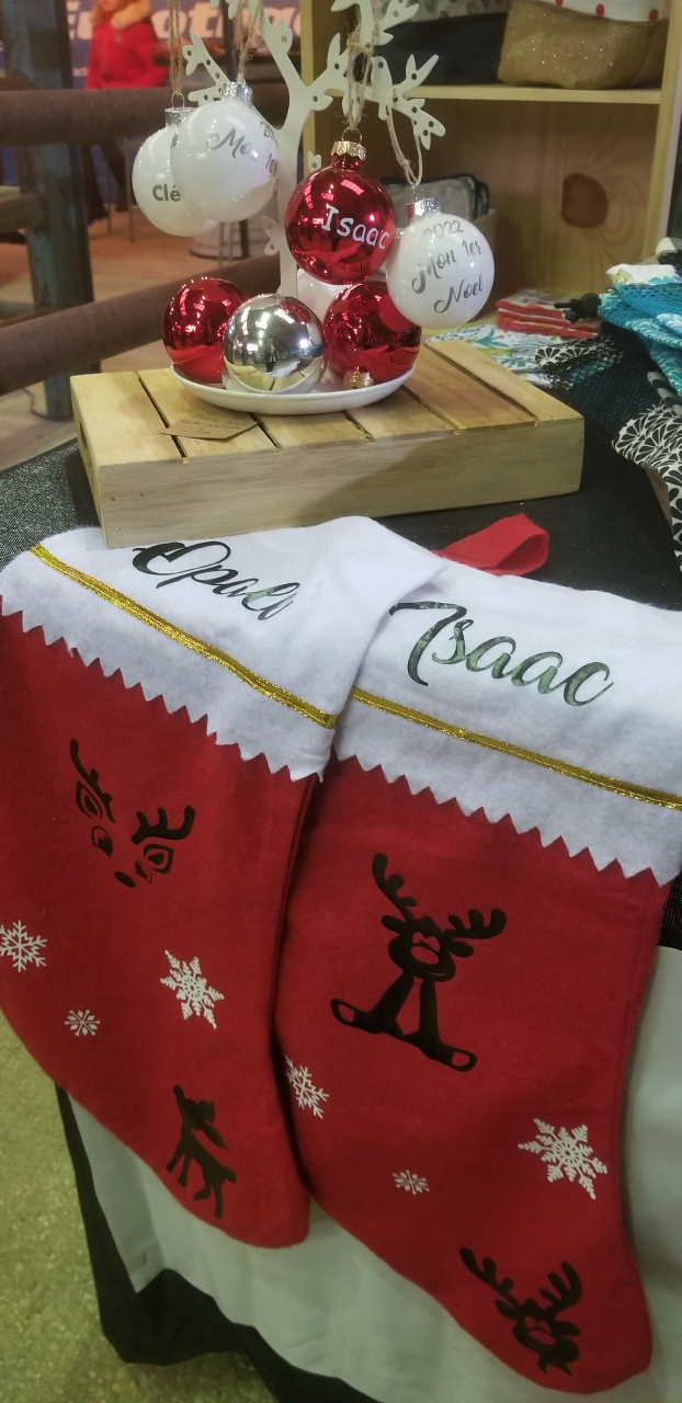 Botte de noël personnalisée - 1 u - La Boutik De Vick - Locavor.fr