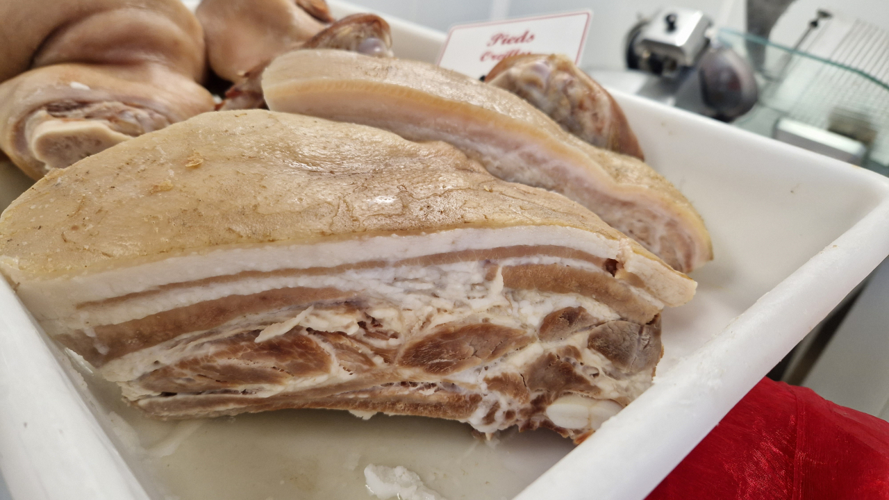 Lard cuit (+/-500g) - 500 g - La Cordière - Locavor.fr
