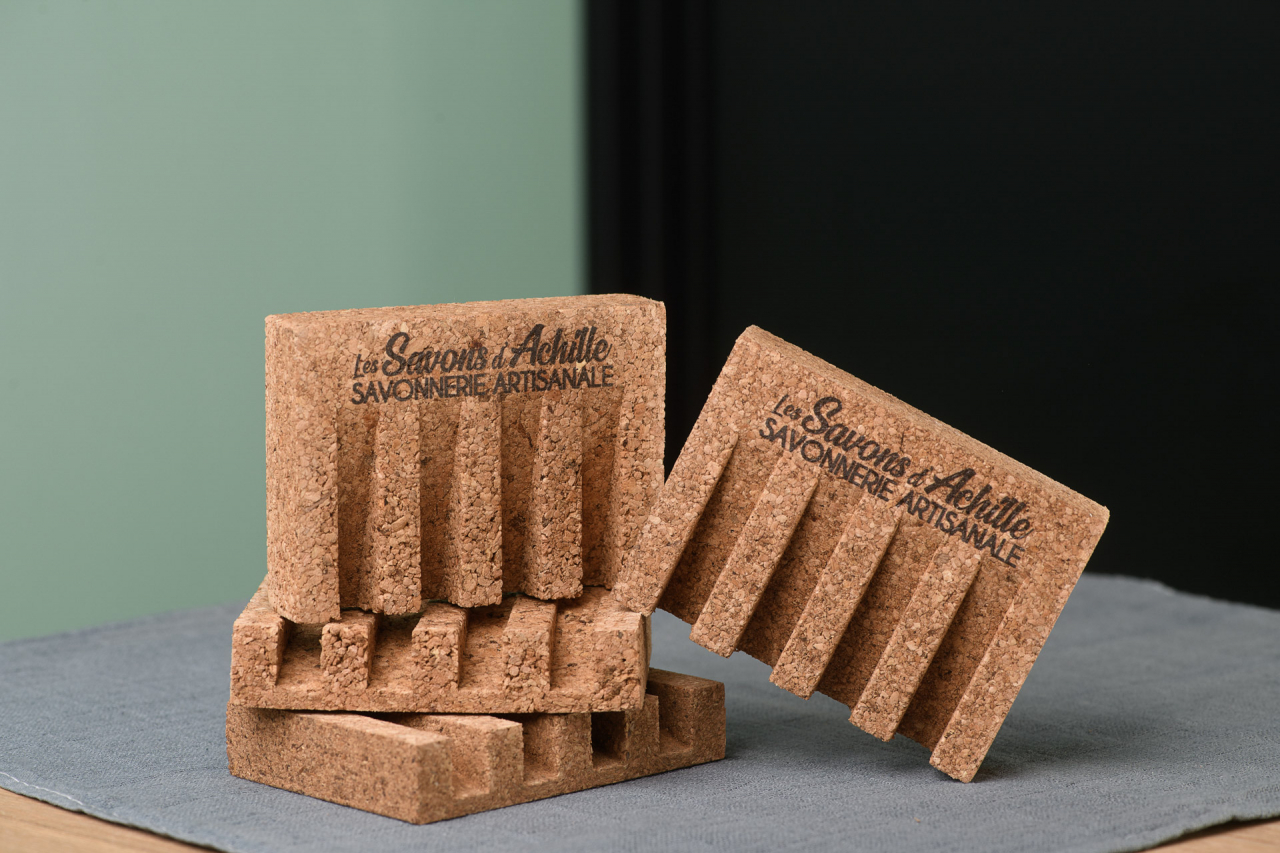 Porte-savon en liège - 1 u - Les Savons D'achille - Locavor.fr