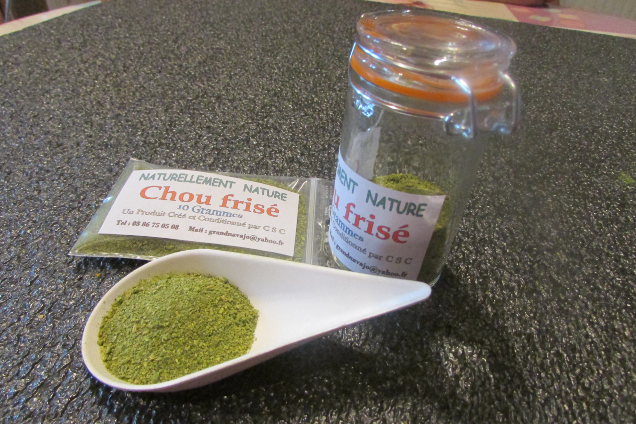Poudre de chou frisé - 2 formats - C S C - Crystine Créations - Locavor.fr