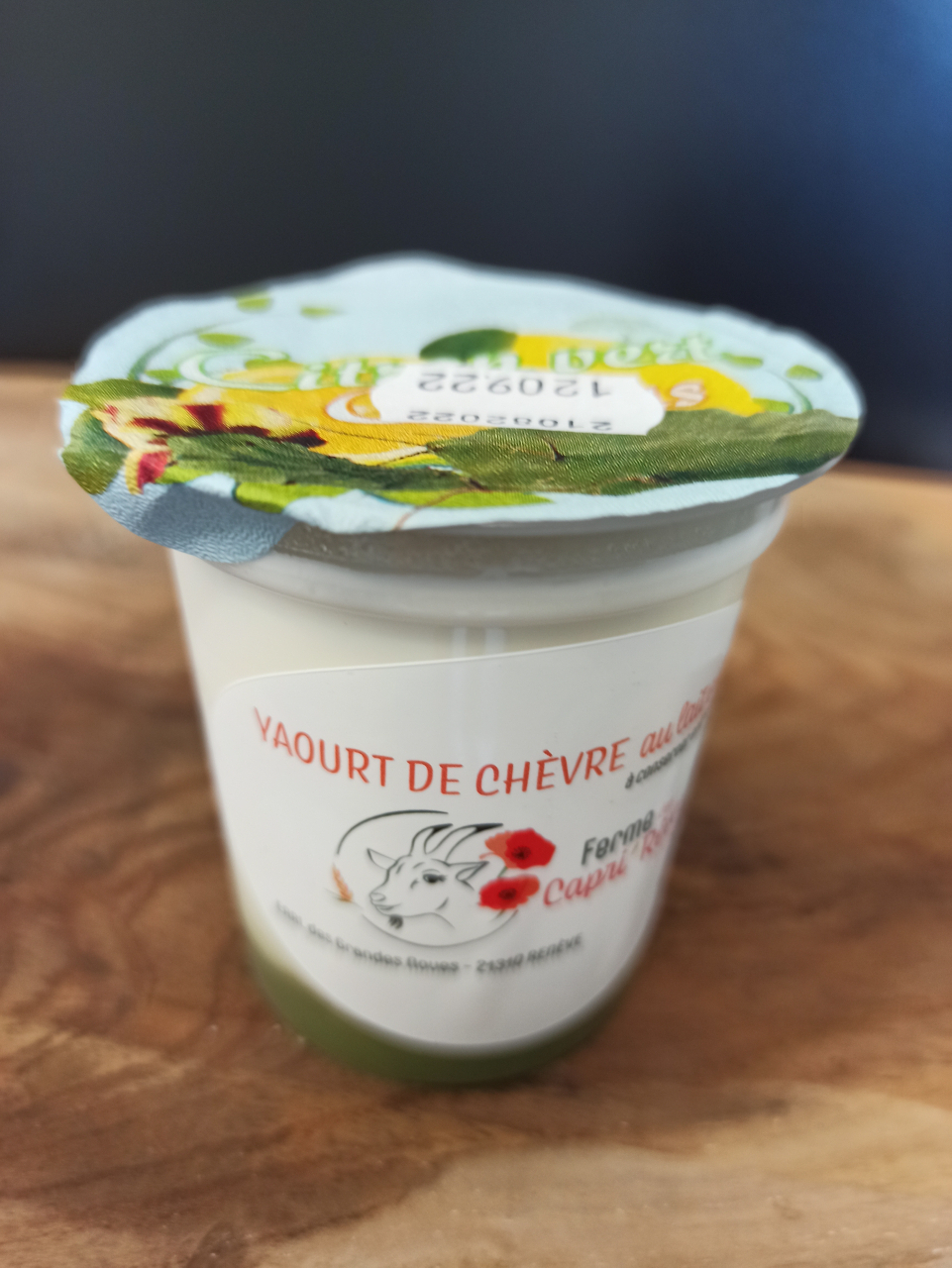 Yaourt au lait de chèvre - citron - 2 formats - Ferme Des Capri-rêves ...