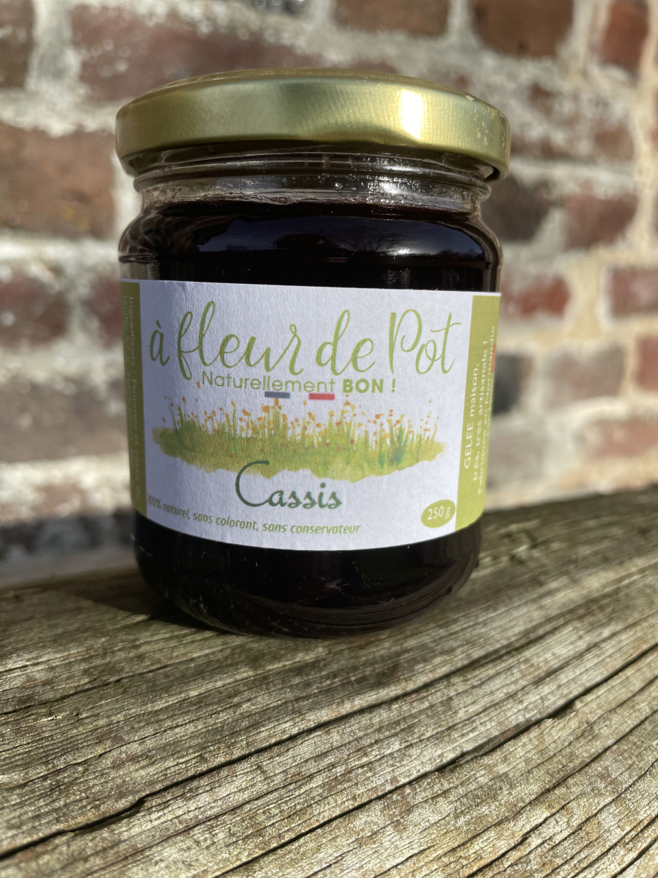 Gelée de cassis - 250 g - A Fleur De Pot - Locavor.fr