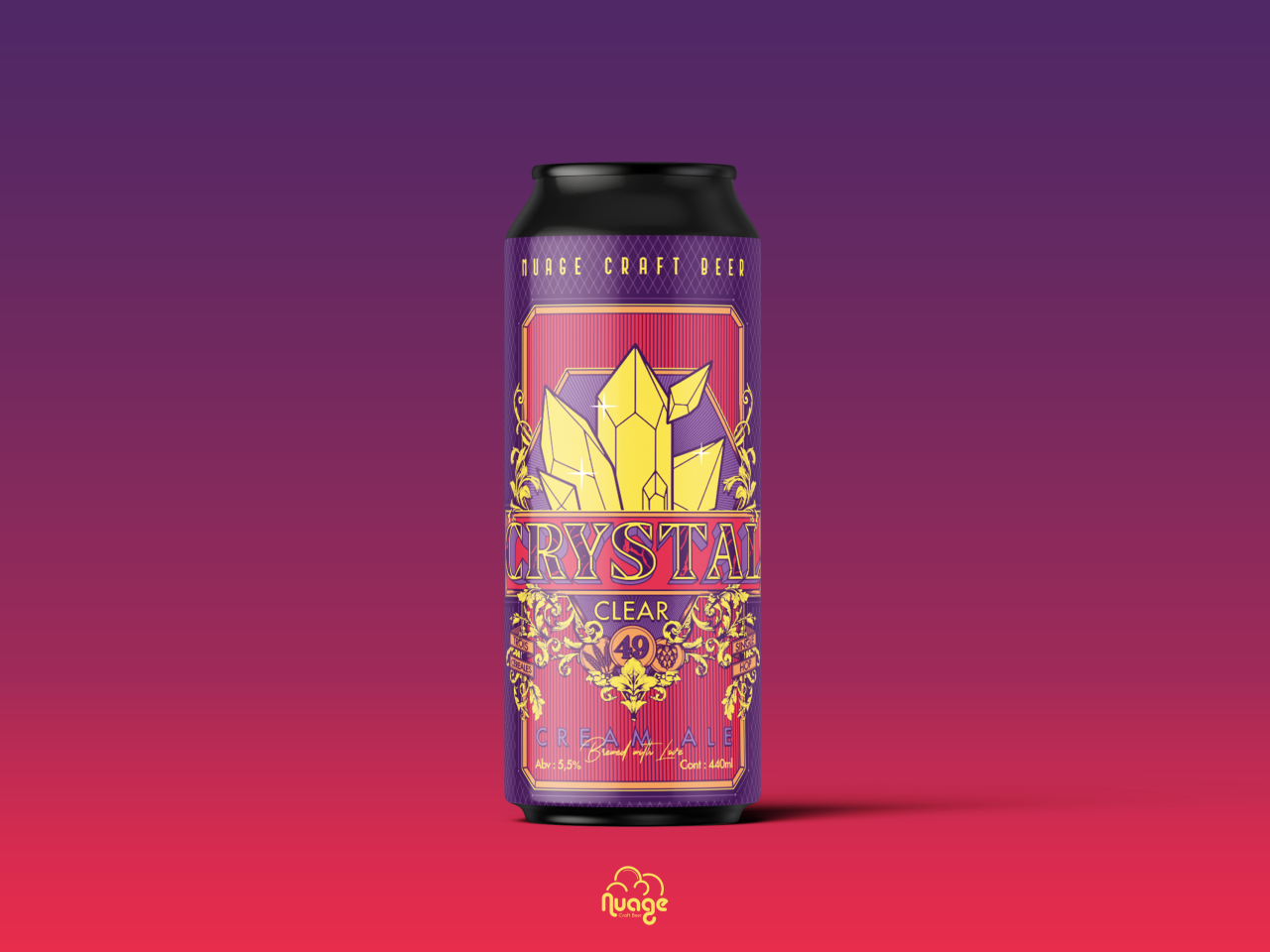 Crystal clear - 440 ml - Nuage Craft Beer - Locavor.fr