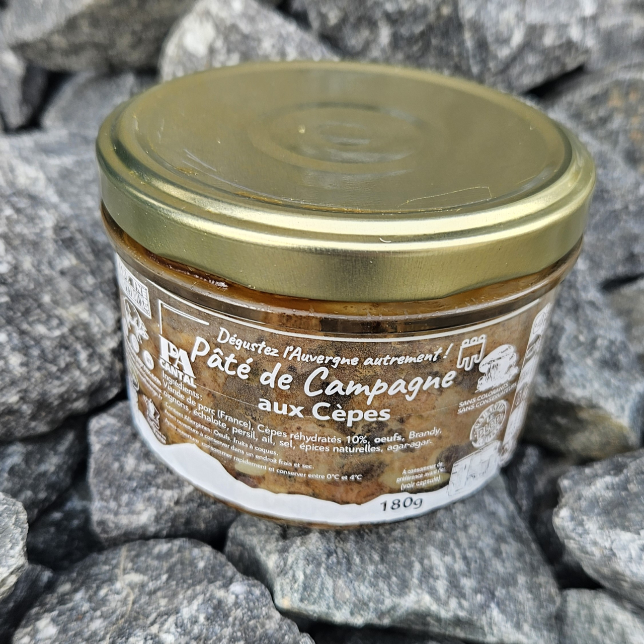 Pâté de cochon aux cépes - 0.18 kg - Made In Champeyroux - Locavor.fr