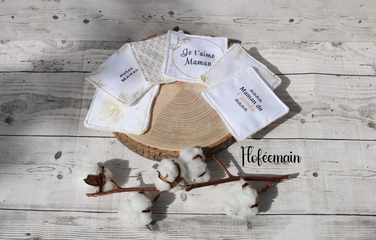 Lot de 6 cotons fête des mères - 1 u - Floféemain - Locavor.fr