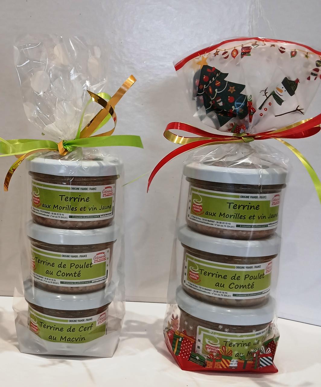 Sachet cadeau 3 terrines 80 g no 3 - 2 formats - E.i. Michelin D ...